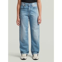 G-Star Raw 5-Pocket-Jeans G-STAR "Boys Dakota Regular Straight Jeans", Jungen, Gr. 10, lt indigo aged, Obermaterial: 98% Baumwolle, 2% Elasthan, Jeans 5-Pocket-Jeans