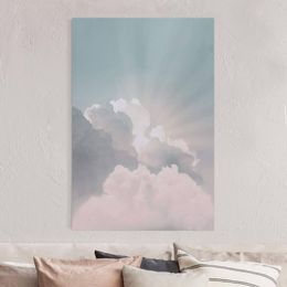 Bilderwelten Akustikbild | Wandbild schallabsorbierend - Himmlische Sonnenstrahlen