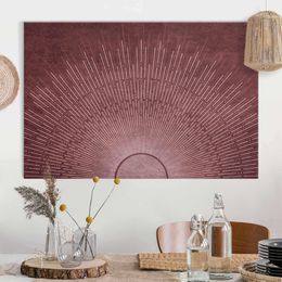 Bilderwelten Akustikbild | Wandbild schallabsorbierend - Boho Japan Sonne
