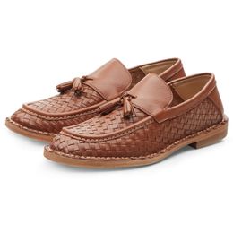Punto Pigro Herrenschuh geflochten