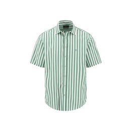 Kurzarmhemd Fynch-Hatton, Herren, Gr. 3XL, N-Gr, gr&uuml;n (jade), Web, Obermaterial: 100% Baumwolle, gestreift, regular fit normal, ohne Ausschnitt, gerader Abschluss, Hemden, mit Logo Stickerei