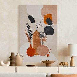 Bilderwelten Akustikbild | Wandbild schallabsorbierend - Boho Vasen