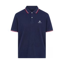 Poloshirt AQUASCUTUM ACTIVE "ACTIVE COTTON POLO Herren", Herren, Gr. L, navy, Jersey, 100% Baumwolle, normal normal, Rundhals, Shirts, Poloshirt Herren, leichtes Kurzarmshirt, Polohemd, Outdoor, Sale