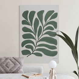 Bilderwelten Akustikbild | Wandbild schallabsorbierend - Gr&uuml;ne Matisse Zweige