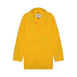 Parka AQUASCUTUM ACTIVE "RLG PACKABLE TRENCHCOAT Herren", Herren, Gr. L, gelb, Softshell, 100% Polyester, normal normal, Jacken Parka, Regenmantel Herren, leichte Jacke, &Uuml;bergangsjacke, Outdoor, Sale