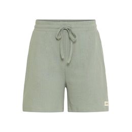 Shorts oxmo "Shorts OXPims", Damen, Gr. M, N-Gr, gr&uuml;n (seagrass), Obermaterial: 57% Baumwolle CO. 43% Polyester PES., Hosen Shorts