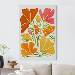 Bilderwelten Akustikbild | Wandbild schallabsorbierend - Dichtes Blumenarrangement
