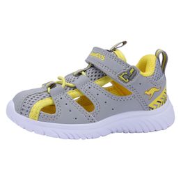 Sandale Kangaroos "KI-ROCK LITE EV", M&auml;dchen, Gr. 22, ultimate grau, digger, Mesh, Synthetik, Schuhe Sandale