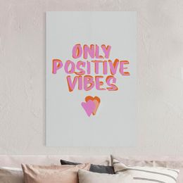 Bilderwelten Akustikbild | Wandbild schallabsorbierend - Only positive vibes
