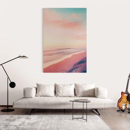 Bilderwelten Akustikbild | Wandbild schallabsorbierend - Pastell Horizont Kalifornien