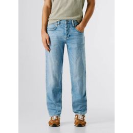 Pepe Jeans Herren Straight-Jeans "COMFORT STRAIGHT DALSTON", blau, Gr. 33, Denim/Jeans, Obermaterial: 99% Baumwolle, 1% Elasthan, Jeans, aus