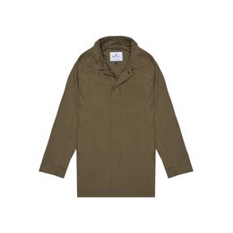 Parka AQUASCUTUM ACTIVE "RLG PACKABLE TRENCHCOAT Herren", Herren, Gr. L, army gr&uuml;n, Softshell, 100% Polyester, normal normal, Jacken Parka, Regenmantel Herren, leichte Jacke, &Uuml;bergangsjacke, Outdoor, Sale