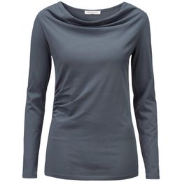 Alma & Lovis Alma & Lovis Damen-Shirt Cascade L Taubenblau