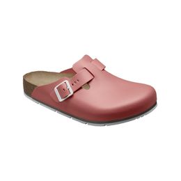 Berufsschuh Birkenstock "Boston Pro" Gr. 37, rot, 37, Obermaterial: 50% Rindsleder Leather cow. 50% Lammleder LEL., Schuhe