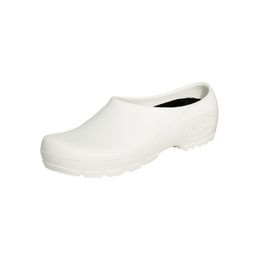 Clog SALIHA "Multi Clog geschlossen", Damen, Gr. 35, wei&szlig;, Obermaterial: 100% Polyurethan PU., Schuhe Clog