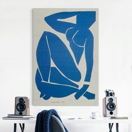 Bilderwelten Akustikbild | Wandbild schallabsorbierend - Henri Matisse - Nu bleu III