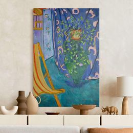 Bilderwelten Akustikbild | Wandbild schallabsorbierend - Henri Matisse - Ecke im Studio des K&uuml;nstlers