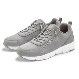 Sneaker ELBSAND "Halbschuh, Freizeitschuh, Schn&uuml;rhalbschuh, Turnschuh, Slip-On-Sneaker", Herren, Gr. 38, grau, Obermaterial: 80% Textilmaterial, 20% Lederimitat. Decksohle: 100% Textilmaterial. Futter: 100% Textilmaterial. Laufsohle: 100% Synthetik, unifarben, Schuhe Sneaker, im sportiven Look mit ultraleichter Sohle, Unisex