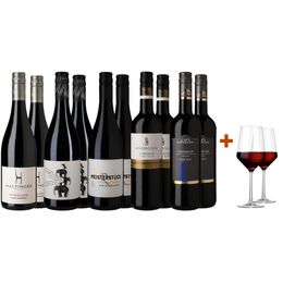 Wirwinzer Select Rotwein-Paket mit Gl&auml;sern Trocken - Verschiedene Regionen &ndash; Probierpaket Qualit&auml;tswein
