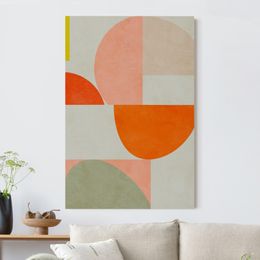 Bilderwelten Akustikbild | Wandbild schallabsorbierend - Bunte Bauhaus Abstraktionen