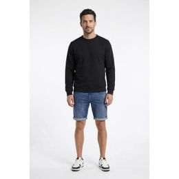 Jeansshorts Cars Jeans "HUNTER SHORT", Herren, Gr. L, N-Gr, blau (stone used), Web, Obermaterial: 99% Baumwolle, 1% Elasthan, unifarben, regular fit, Jeans Jeansshorts