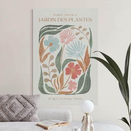 Bilderwelten Akustikbild | Wandbild schallabsorbierend - Jardin des Plantes Pastell