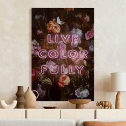 Bilderwelten Akustikbild | Wandbild schallabsorbierend - Live Color Fully