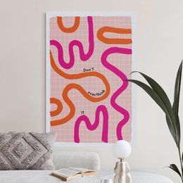Bilderwelten Akustikbild | Wandbild schallabsorbierend - Don't overthink it
