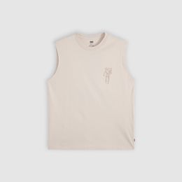 Levi's Muskelshirt LEVI'S "GR MUSCLE TANK", Herren, Gr. M, the originals 5 pumice stone, Jersey, Obermaterial: 100% Baumwolle, gerade h&uuml;ftbedeckend, Rundhals, Shirts, Vorder- und R&uuml;ckenteil mit Druck