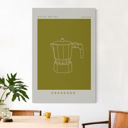 Bilderwelten Akustikbild | Wandbild schallabsorbierend - Espresso Essence