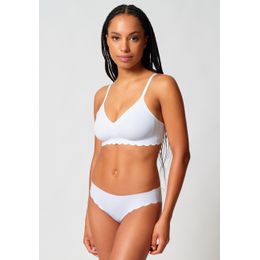 Triangel-BH Skiny "Sensation", Damen, Gr. 70, Cup A, wei&szlig;, Obermaterial: 56% Polyamid, 44% Elasthan, unifarben, BHs Triangel-BH