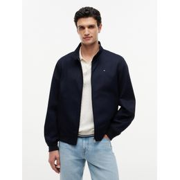 Blouson Tommy Hilfiger "CLASSIC HARRINGTON", Herren, Gr. L, desert sky, Web, Obermaterial: 100% Baumwolle, regular fit normal, Rippstrickb&uuml;ndchen, Jacken Blouson