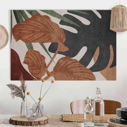 Bilderwelten Akustikbild | Wandbild schallabsorbierend - Tropische Boho Bl&auml;tter