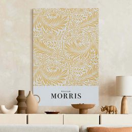 Bilderwelten Akustikbild | Wandbild schallabsorbierend - William Morris - Rittersporn