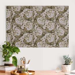 Bilderwelten Akustikbild | Wandbild schallabsorbierend - Batik auf Leinwand Struktur