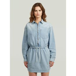 G-Star Raw Bodykleid G-STAR "Fluid Utility Kleid", Damen, Gr. XL, Normalgr&ouml;&szlig;en, vintage smithsonite, Obermaterial: 100% Baumwolle, Kleider