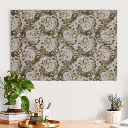 Bilderwelten Akustikbild | Wandbild schallabsorbierend - Batik auf Leinwand Struktur