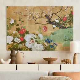 Bilderwelten Akustikbild | Wandbild schallabsorbierend - Asiatische Bl&uuml;ten