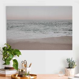 Bilderwelten Akustikbild | Wandbild schallabsorbierend - Mittelmeer am Abend