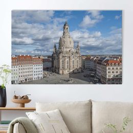 Bilderwelten Akustikbild Dresden Frauenkirche bei Tageslicht