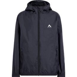 Regenjacke McKINLEY "KI.-REGENJACKE KEREOL III J", Kinder, Gr. 104, schwarz night, Obermaterial: 100% Polyamid, Jacken Regenjacke, f&uuml;r Kinder, sportlicher Stil, mit AQUAMAX-Technologie, atmungsaktiv