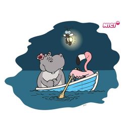Bilderwelten Wandtattoo Tiere modern selbstklebend Wandaufkleber - NICI - Happy Summer - Wandsticker Kinderzimmer Baby M&auml;dchen Jungen