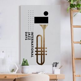 Bilderwelten Akustikbild | Wandbild schallabsorbierend - Jazz Days Berlin