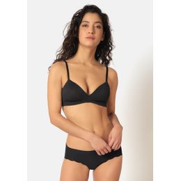 Schalen-BH Skiny "Advantage Micro", Damen, Gr. 80, Cup C, schwarz, Obermaterial: 90% Polyamid, 10% Elasthan, BHs Schalen-BH