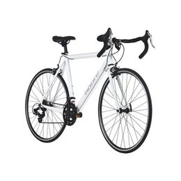 Rennrad Adore "Adore Rennrad 28'' Racer Alu Wei&szlig; 14 G&auml;nge" Gr. 56, wei&szlig;, wei&szlig;, Fahrr&auml;der, Herren, 56cm, 28 Zoll (71,12cm) hinten: 28 Zoll (71,12cm)