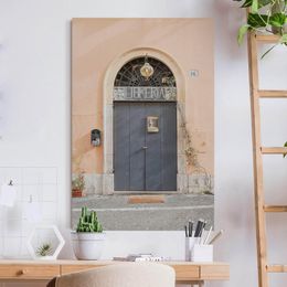 Bilderwelten Akustikbild | Wandbild schallabsorbierend - Bibliothek in Italien