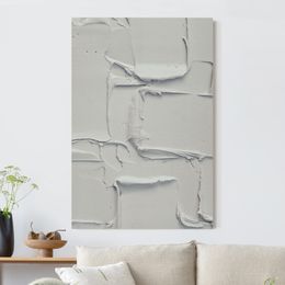 Bilderwelten Akustikbild | Wandbild schallabsorbierend - Farbrelief in Beige