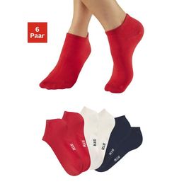 H.I.S. H.I.S Sneakersocken mehrfarbig Gr. 35-38 f&uuml;r Damen. Elastisch. Nachhaltig.