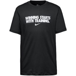 Nike DF Funktionsshirt Herren - Gr&ouml;&szlig;e XL - schwarz
