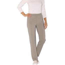 Damen Schlupfhose in gerader Form sesam, Gr&ouml;&szlig;e 27